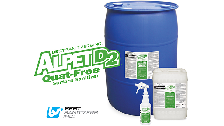 Best Sanitizers Introduces Alpet D2 Quat-Free Surface Cleaner and ...
