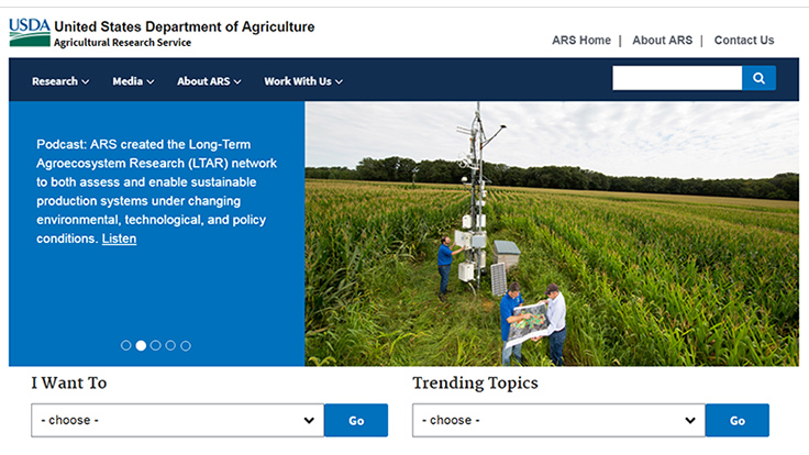 New ARS Website Enhances Access to Scientific Information - Quality Assurance & Food Safety