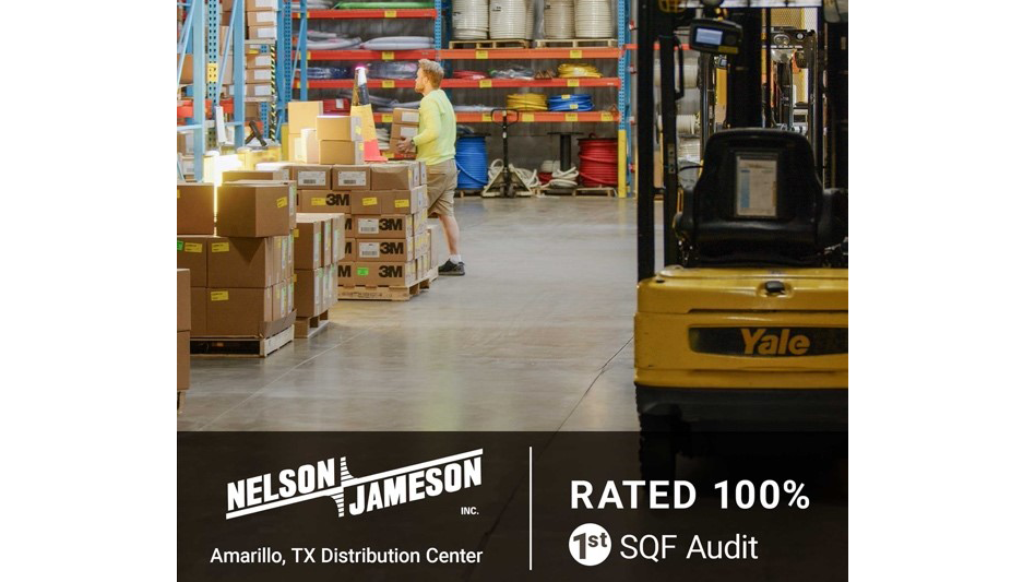 Nelson-Jameson’s Texas Strategic Distribution Center Earns 100% in ...