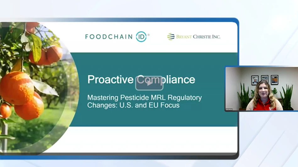 Pest Control in Audited Facilities - Quality Assurance & Food Safety